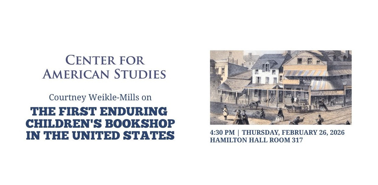 The First Enduring Children's Bookshop in the US | Center for American ...
